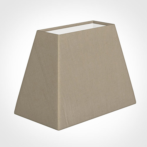Rectangular Shades Jim Lawrence 36cm Sloped Rectangle Shade In Limestone Waterford Linen