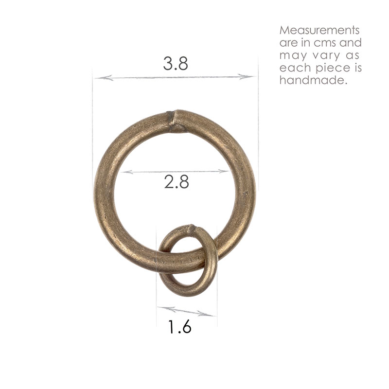 Product List - Jim Lawrence - 12mm Curtain Ring in Antiqued Brass ...