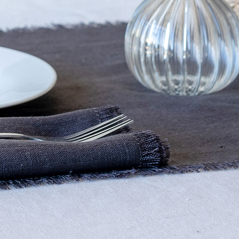 Product List - Jim Lawrence - Table Runner in Elephant Waterford Linen ...