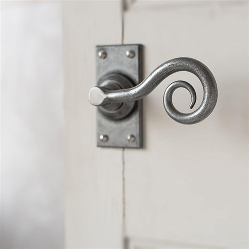 Product List - Jim Lawrence - Pair of Curled Lever Handle with Bristol ...