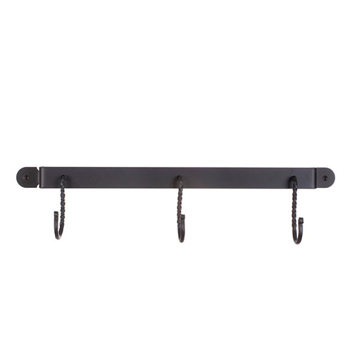 Product List - Jim Lawrence - Thornham 3 Hook Rack - WEB-7140