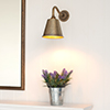 Living Room Lights - Jim Lawrence - Club Wall Light in Antiqued Brass ...
