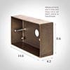 Product List - Jim Lawrence - Double Surface Mounting Box in Antiqued ...