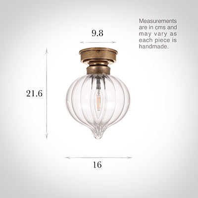 Product List - Jim Lawrence - Mia Flush Fitting Ceiling Light in ...
