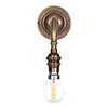 Product List - Jim Lawrence - Brooke Wall Light in Antiqued Brass ...