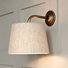 Product List - Jim Lawrence - Brooke Wall Light in Antiqued Brass ...