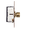 Product List - Jim Lawrence - 2 Gang Brass Dolly/Dimmer Switch in ...