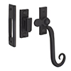 - Jim Lawrence - Monkey Tail Window Latch (Left Side) in Matt Black ...