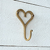 Product List - Jim Lawrence - Forged Heart Hook in Old Gold - Forged ...