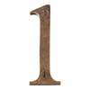 Product List - Jim Lawrence - Number 1 in Antiqued Brass - Number 1 in ...