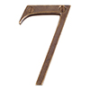 Product List - Jim Lawrence - Number 7 in Antiqued Brass - Number 7 in ...