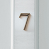 Product List - Jim Lawrence - Number 7 in Antiqued Brass - Number 7 in ...
