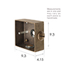 Product List - Jim Lawrence - 20mm Single Surface Mounting Box for ...